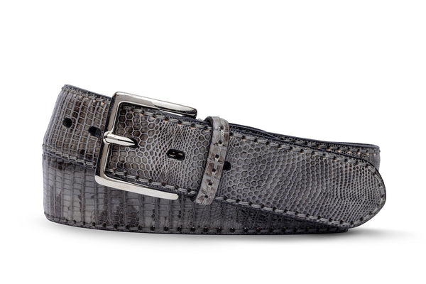 Lizard Belt for Men | Handcrafted Exotic Leather Belts | w.kleinberg